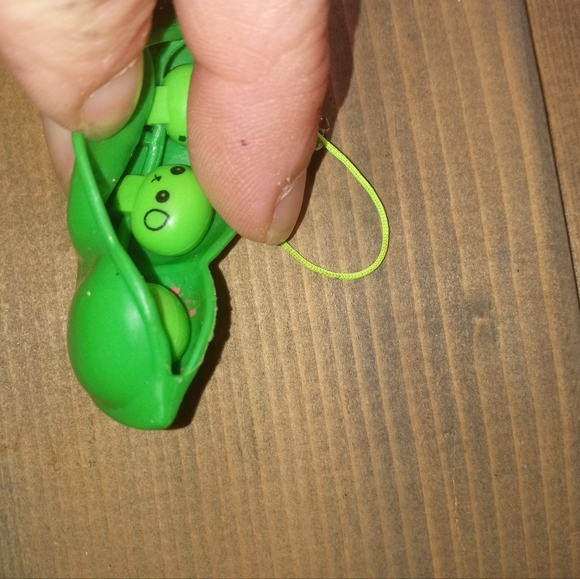 Acerich | Toys | Fidget Bean Toy Edamame Keychain Stress Relief Squeeze ...